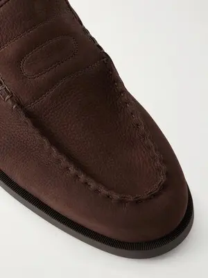 John Lobb Pace Nubuck Loafers