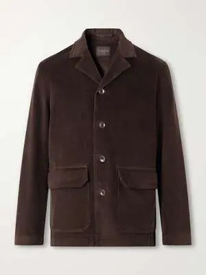 SLOWEAR Incotex Stretch-cotton Corduroy Blouson Jacket