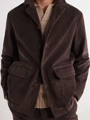 SLOWEAR Incotex Stretch-cotton Corduroy Blouson Jacket