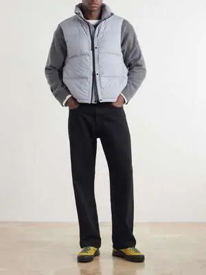 Stone Island Logo-appliquéd Padded Quilted Cordura® Ripstop Down Vest