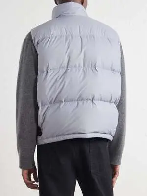 Stone Island Logo-appliquéd Padded Quilted Cordura® Ripstop Down Vest