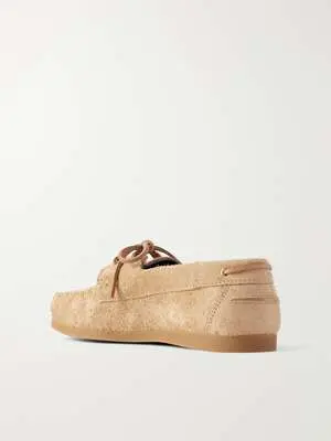 VINNY'S Boatman Suede Boat Shoes
