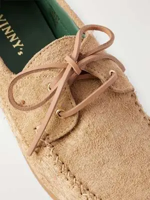 VINNY'S Boatman Suede Boat Shoes