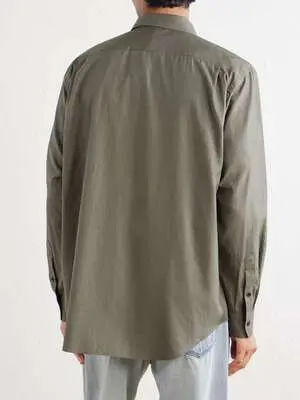 Auralee Finx Cotton-twill Shirt