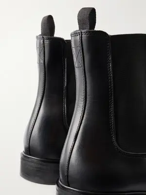VINNY'S Jimmee Leather Boots - Black