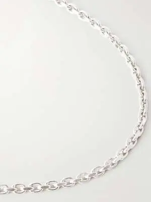 MIKIA Sterling And Emerald Chain Bracelet