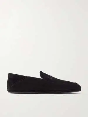 John Lobb Kingston Ii Collapsible-heel Suede Loafers