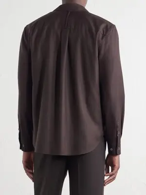 Mr P. Wool, Silk And Cashmere-blend Shirt
