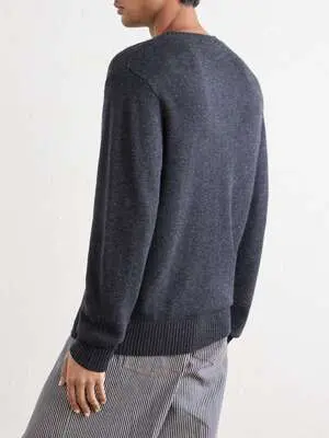 Officine Générale Mycrew Merino Wool And Cashmere-blend Sweater