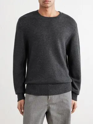 Officine Générale Merino Wool And Cashmere-blend Sweater