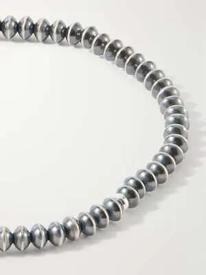MIKIA Sterling Silver Diamond And Desert Pearl Beaded Bracelet