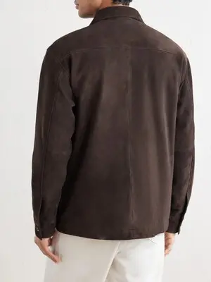 Nn07 Freddy Suede Shirt Jacket