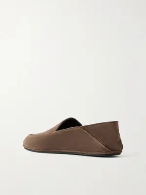 John Lobb Kingston Ii Suede Loafers - Brown