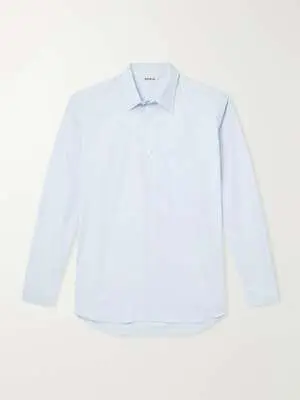 Auralee Finx Cotton-twill Shirt - Blue