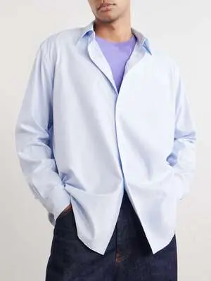 Auralee Finx Cotton-twill Shirt