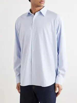 Auralee Finx Cotton-poplin Shirt