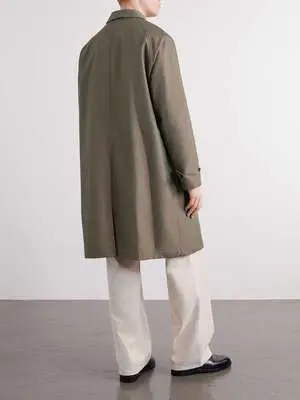 BEAMS Cotton-blend Gabardine Trench Coat