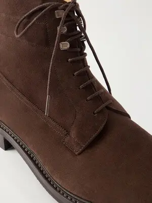 John Lobb Alder Suede Lace-up Boots