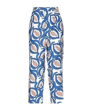 Marni Loose Printed Trousers - Blue
