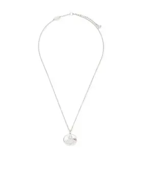 VIVIENNE WESTWOOD Rosabelle Orb-plaque Disc Necklace - Silver