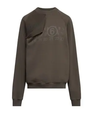 MAISON MARGIELA Long-sleeve Sweatshirt - Black