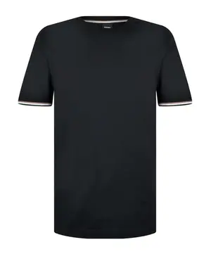 Hugo Boss Stripedcuff Tshirt - Black