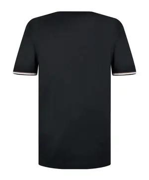 Hugo Boss Stripedcuff Tshirt - Black