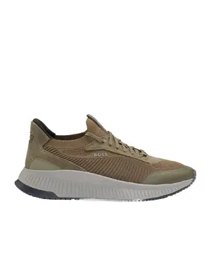 Hugo Boss Laceup Sneakers - Gray