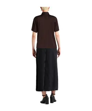 MAISON MARGIELA Solid-color Stretch Short-sleeve Top