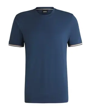 Hugo Boss Minimalist Striped Tshirt - Blue