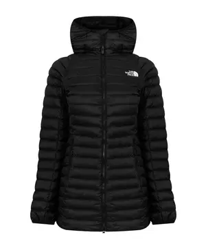 The North Face Longline Hooded Jacket - Black