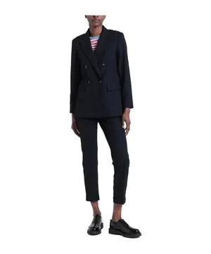 MAXCO. Double-breasted Twill Blazer