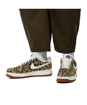 Nike Leopard Print Lace-up Sneakers