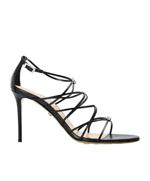Melissa Strappy Heeled Sandal - Black