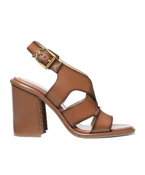 Michael Kors Simple High-heeled Sandals - Brown