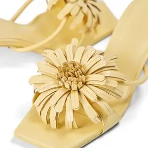 Cult Gaia Simple Low-heeled Sandals