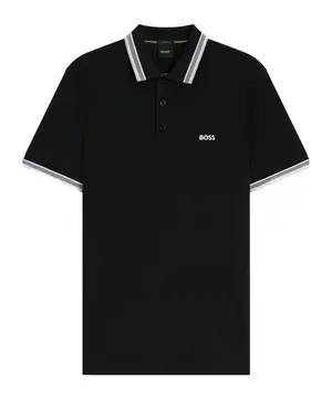 Hugo Boss Shortsleeve Polo Shirt - Black