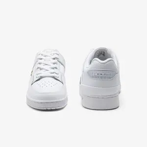 Lacoste Low Top Casual Sneakers With Gold Detailing
