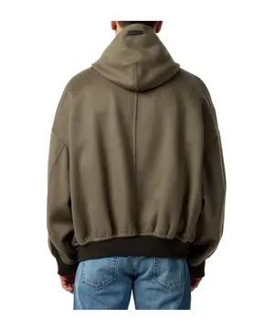 Fear Of God Hooded Baseball Jacket