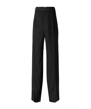 Saint Laurent Pinstripe Suit Trousers - Black