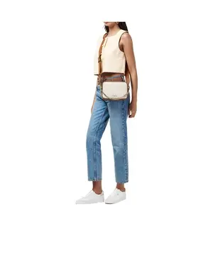 Michael Kors Monogram Print Camera Crossbody Bag