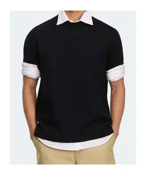 Canada Goose Ocra Embroidered T-shirt - Black