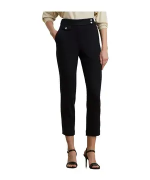 Ralph Lauren Solid Color Straight Leg Trouser