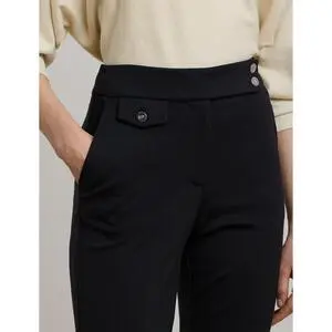 Ralph Lauren Solid Color Straight Leg Trouser