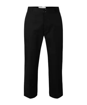 AMI Paris Straightleg Casual Trousers - Black