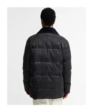 Barbour Plaid Standcollar Puffer Jacket