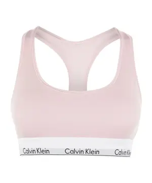 Calvin Klein Ribbed Racerback Bralette - No