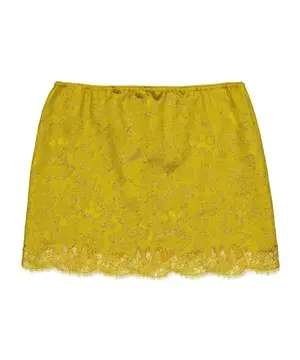 Saint Laurent Lace Mini Skirt - No
