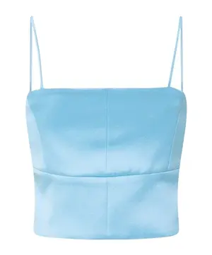 Hugo Boss Satin Cropped Camisole
