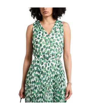 Max Mara Multi-color Pleated Dress